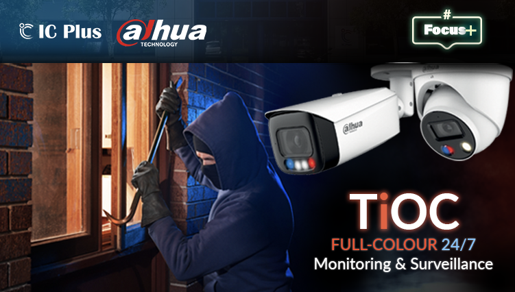 Dahua TiOC (3 in 1 Cameras) Full Colour, Active Deterrence & AI